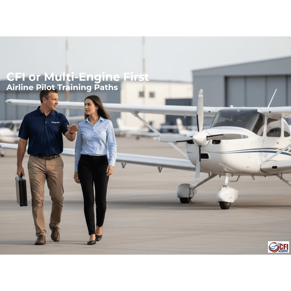 CFI vs Multi-Engine First: Choosing the Smart Airline Pilot Path