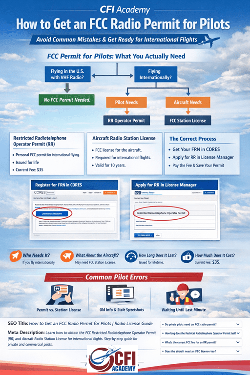 FCC Radio Operator Permit for Pilots: Step-by-Step Guide (RR License ...