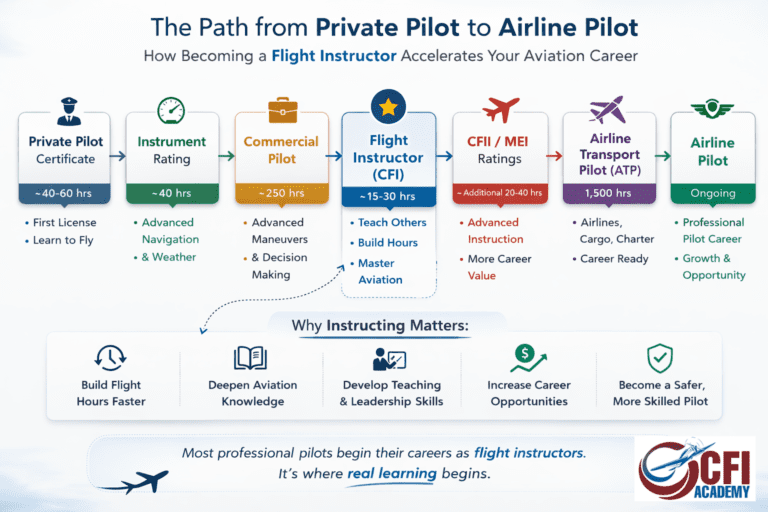 How to Become a Flight Instructor (CFI) – Step-by-Step Guide